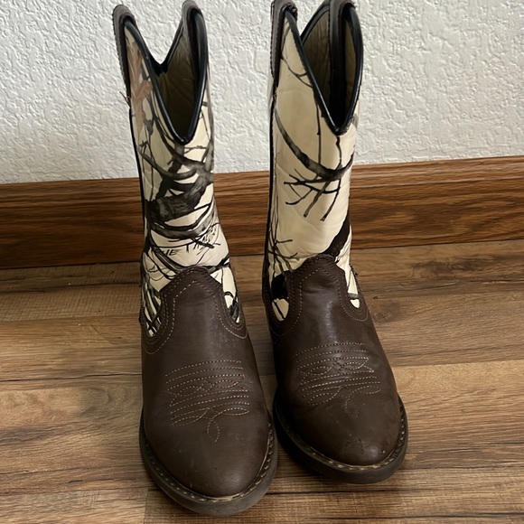 rodeo ropers | Shoes | Rodeo Ropers Cowboy Kids Boys Boots True Timber ...